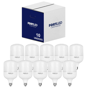 Kit C/ 10 Lampadas Led Bulbo 30w - Fortled | Leroy Merlin