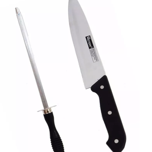 Kit Churrasco Faca Trinchante E Chaira Inox Western | Leroy Merlin