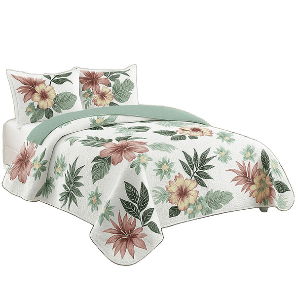 Kit Cobre Leito Colcha Queen Boutik Dupla Face - Estampa 31 - 100% ...