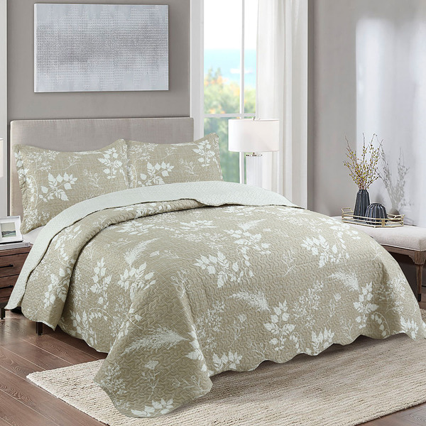 Kit Cobre Leito Colcha Queen Boutik Dupla Face - Josi - 100% Poliéster ...