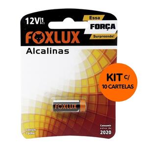 Kit Com 10 Pilhas Alcalina 12v Tensão Nominal: 12v – Foxlux | Leroy Merlin