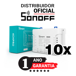 Kit Com 10 Unidade Sonoff 4ch Pro R3 | Leroy Merlin
