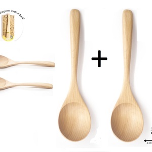 Kit Com 2 Colheres De Bambu Pequena 18x4cm | Leroy Merlin