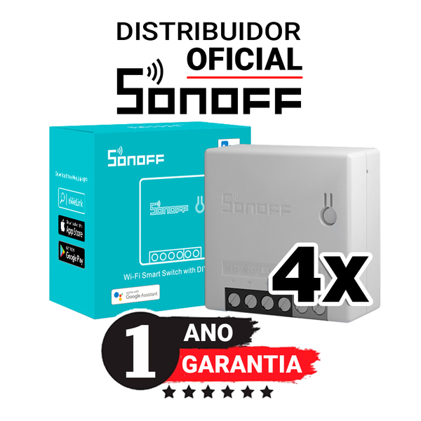 Kit Com 4 Unidades Sonoff Mini R2 (minir2) | Leroy Merlin