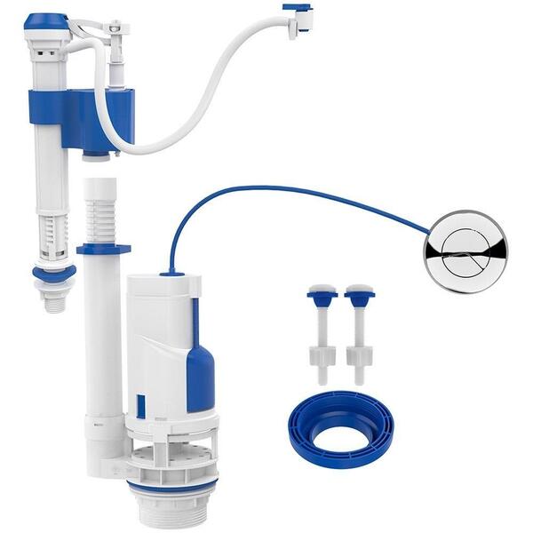 Kit Completo Blukit Universal Para Caixa Acoplada Com Duplo Mecanismo ...