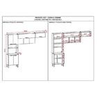 Kit Cozinha Ambiente Urbane 3 Peças Freijó Vanilla Ripado - Kits Paraná ...