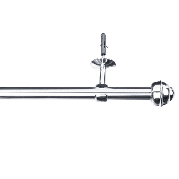 Kit de Varão Alumínio Elegance 1,50m Cromado 19mm | Leroy Merlin