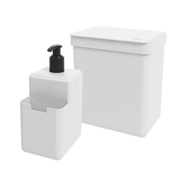 Kit Dispenser Com Lixeira Single 2,5 Litros Brinox 99285/1007 | Leroy ...