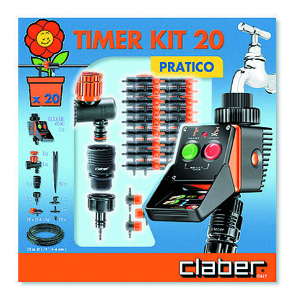 Kit Drip com Programador Claber | Leroy Merlin