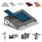 Kit Estrutura Suporte Fixador 4,80m Para 03 Placas Solar Alumínio Inox ...