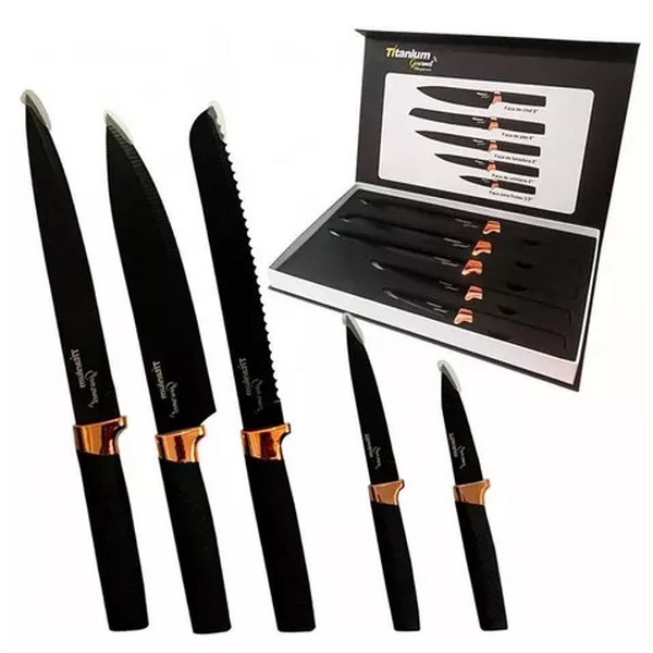 Kit Facas Premium - 5 Peças Rose | Leroy Merlin