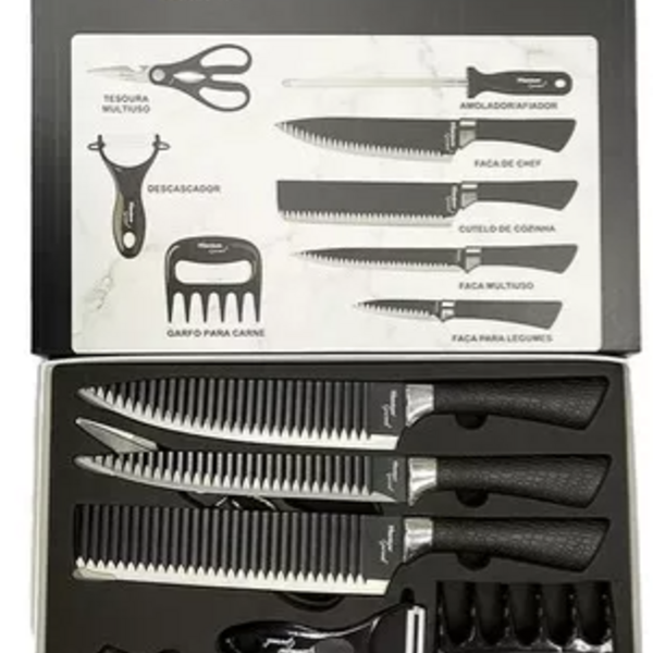 Kit Facas Premium - 8 Peças Churrasco | Leroy Merlin