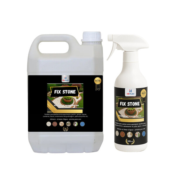 Kit Fix Stone Hd Flex 5 L + 500 Ml – Impermeabilizante E Fixador De ...