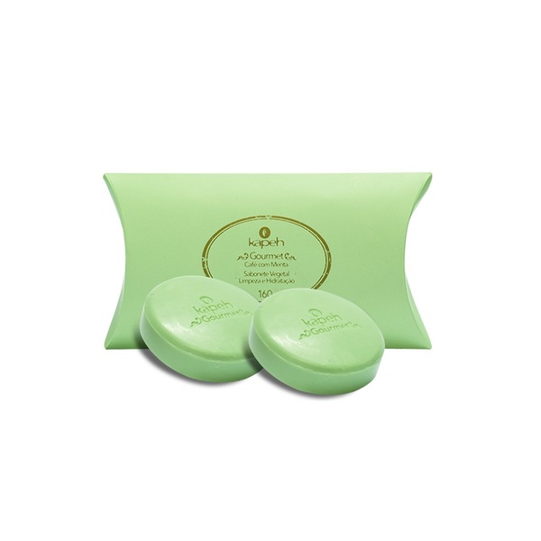 Kit Gourmet - 2 Sabonetes Vegetal Café Com Menta 80g Kapeh | Leroy Merlin