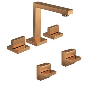 Kit Misturador E 02 Acabamentos Polo Red Gold Deca | Leroy Merlin