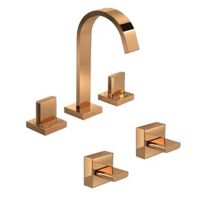 Kit Misturador E 02 Acabamentos Polo Red Gold Deca | Leroy Merlin