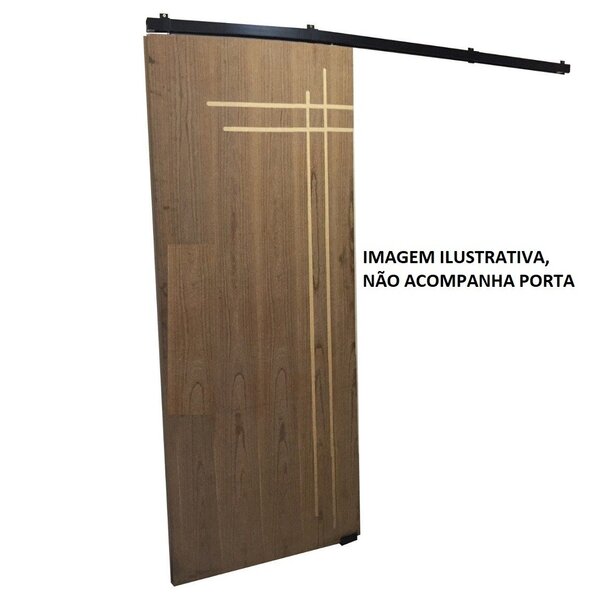 Kit P/ Porta De Correr 4 Roldanas - Trilho 2,00 M - Porta Até 100cm ...