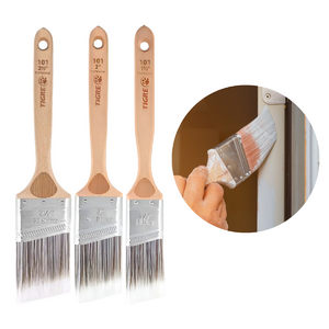 Kit Pinceis Trinchas Pro Angular Retângular Sintético Tigre | Leroy Merlin