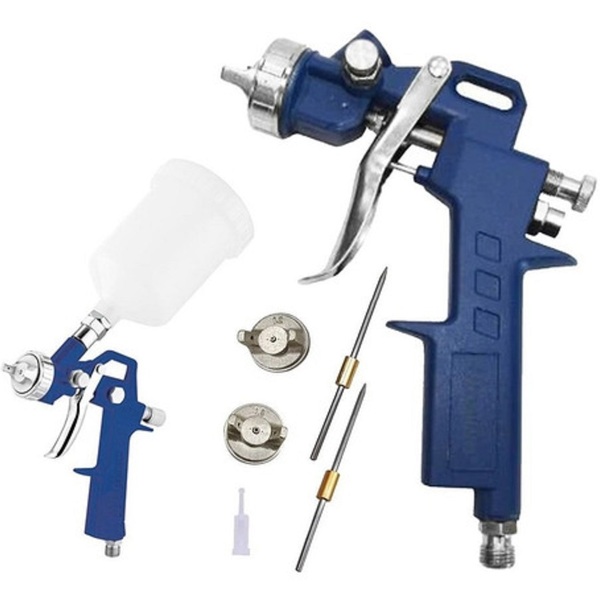 Kit Pistola De Pintura Hvlp Prof 5457 Titanium + 3 Bicos | Leroy Merlin