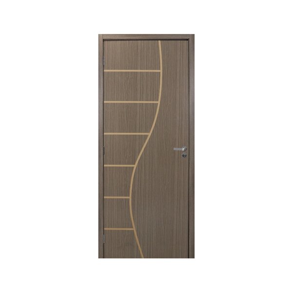 Kit Porta De Madeira Decorada 215x64cm Com Batente De Mdf Ultra 16cm ...