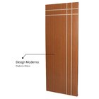 Kit Porta De Madeira Decorada 215x74cm Com Batente De Mdf Ultra 10cm ...