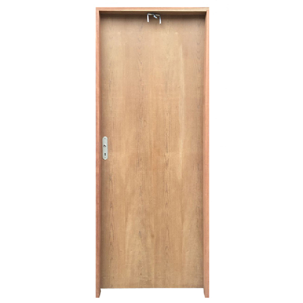 Kit Porta De Madeira Semi-oca Lisa Rodam Padrão Imbuia - Lado Direito ...