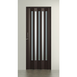 Porta Sanfonada Lisa PVC Imbuia 2,10x0,72m Artens | Leroy Merlin