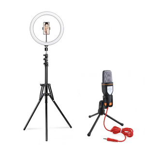 Kit Ring Light 12" Com 3 Tonalidades + Tripé Ajustável Até 1,5m ...