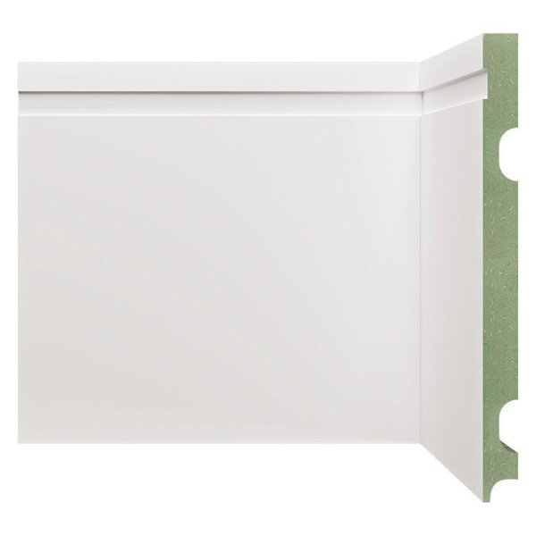 Kit Rodapé De Mdf 10 Barras Frisadas 20cm X 2,40m Rende 24 Metros ...