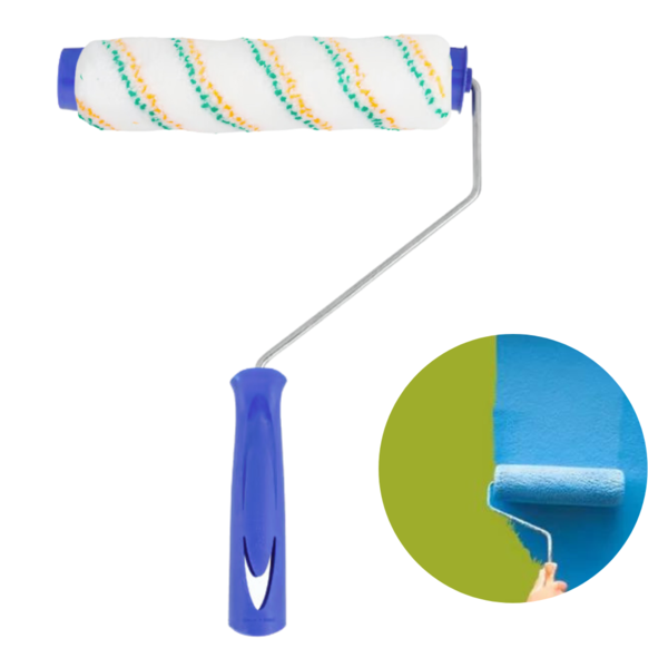 Kit Rolo Para Pintura Anti Respingo 23cm Com Suporte Tigre | Black ...