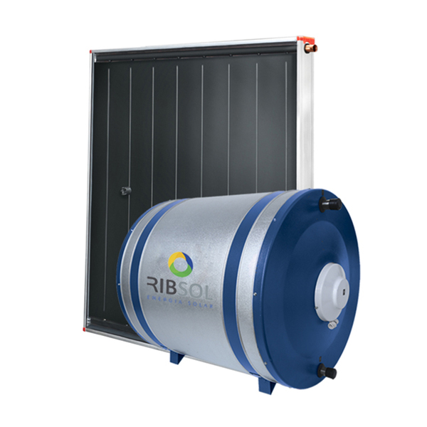 Kit Solar Boiler 300 Litros E 2 Placas Coletor Solar Em Aço Inox ...