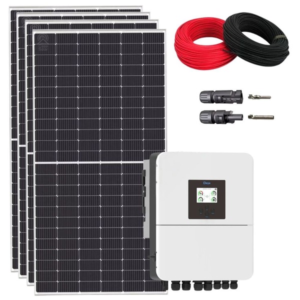 Kit Solar Canadian 599kwh/mês Inversor Híbrido 5kw 220v Deye | Leroy Merlin