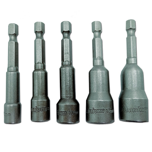 Kit Soquete Magnetico 05 Pcs 6mm, 8mm, 10mm, 12mm, 13mm | Leroy Merlin