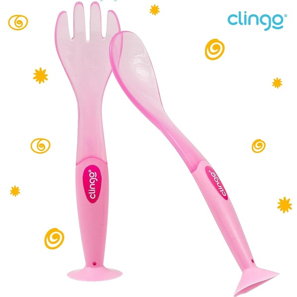 Kit Talher Com Ventosa Rosa - Clingo | Leroy Merlin