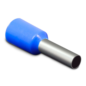 Kit Terminal Pré-isolado Tubular Simples 2,5mm² | Azul | 100 Peças ...