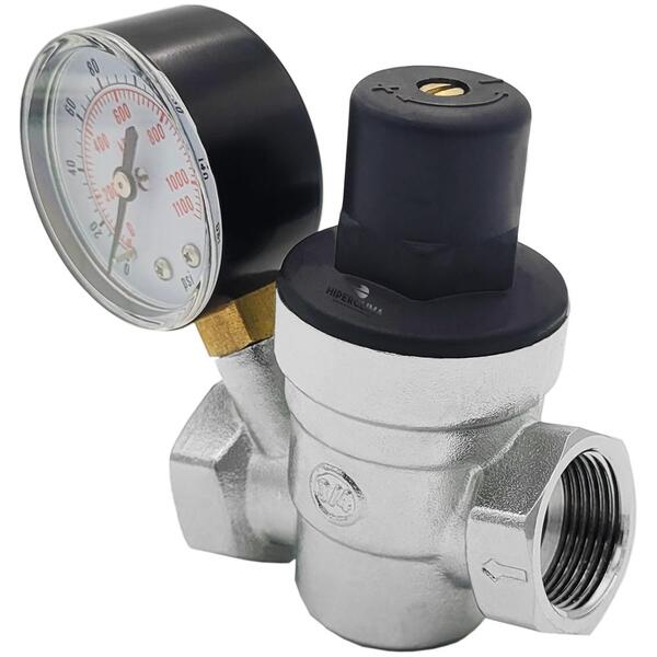 Kit - Válvula Redutora Reguladora De Pressão 3/4 Com Manômetro | Leroy ... Kit - Válvula Redutora Reguladora De Pressão 3/4 Com Manômetro | Leroy ...