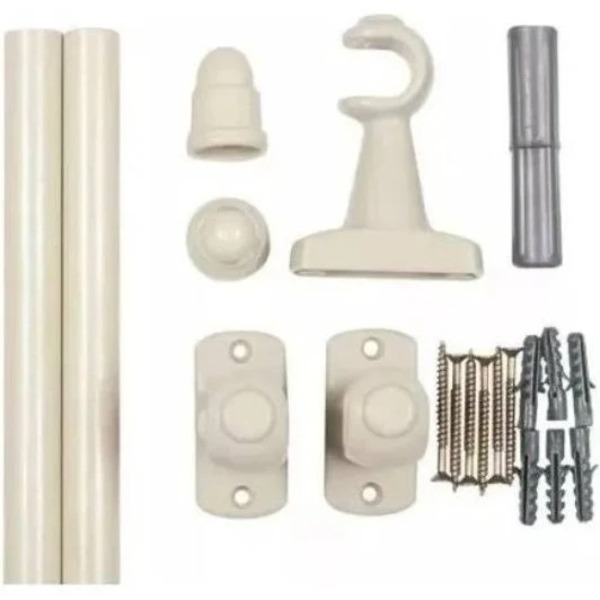 Kit Varão Completo - Vitória 3,00/branco/com Junção | Leroy Merlin