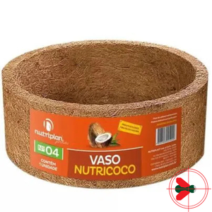 Kit Vaso De Fibra Coco Cuia Nutricoco Media 12,5cmx24cm | Leroy Merlin