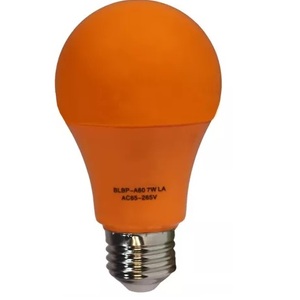 Lâmpada Bulbo Led 7w A60 Colorida Laranja E27 Bivolt | Leroy Merlin