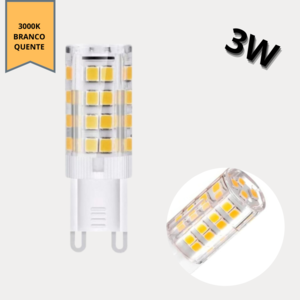 Lâmpada De Led G9 3w Halopin Bipino Branco Quente | Leroy Merlin