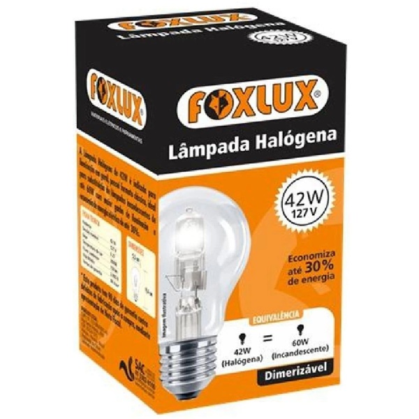 Lâmpada Halógena Clássica Foxlux 42w 127v | Leroy Merlin