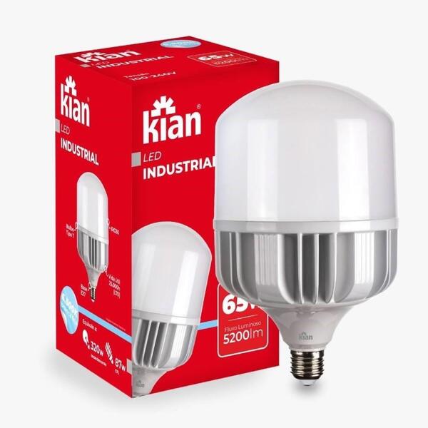 Lâmpada Kian Led 65w Branca 25000h 6,5k 5200 Lumes Bivolt | Leroy Merlin