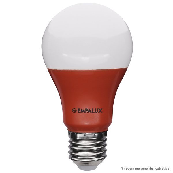 Lâmpada Led 10w Bivolt Vermelha E27 | Leroy Merlin