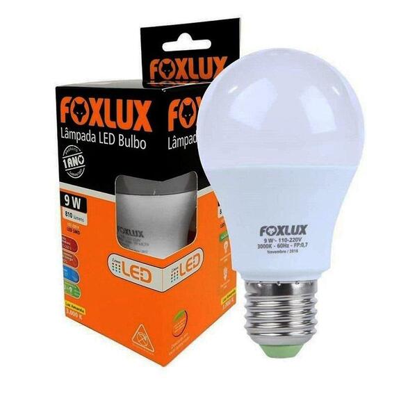 Lâmpada Led Bulbo 9w 6500k – Foxlux | Leroy Merlin