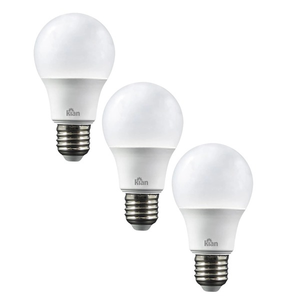 Lâmpada Led Bulbo Kian 9w 6500k Branca Fria 3 Peças | Leroy Merlin