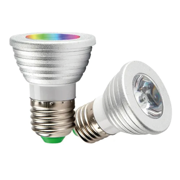 Lâmpada Led Dicróica Rgb 16 Core 5w Bivolt E27 Com Control | Leroy Merlin