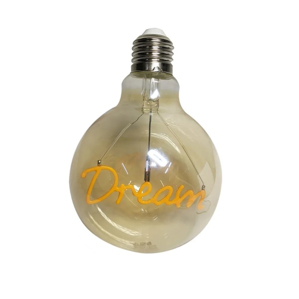 Lampada Led Dream Vintage Mensagem 4w 20 Uni Branco Quente Casa ...