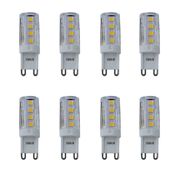 Lâmpada Led G9 L046-274-110 4w 2700k 110v Starlux Kit 8 Un | Leroy Merlin