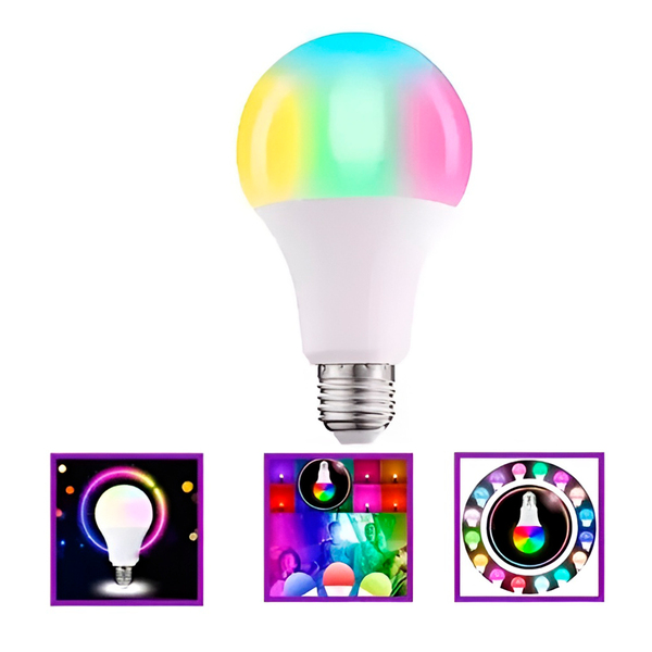 Lâmpada Rgb Led 16 Cores Iluminação Festa Colorido | Leroy Merlin