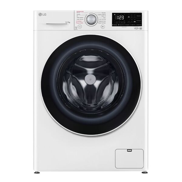 Lava E Seca Smart Com Inteligência Artificial Aidd 12kg Lg Vc5 Cv3012wc5a Branco 220v | Leroy Merlin